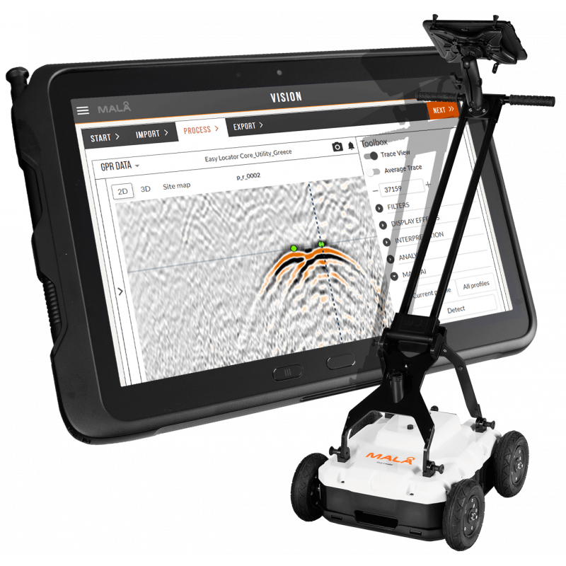 EasyLocator GPR georadar/markradar - REAL - Nye søkemetoder